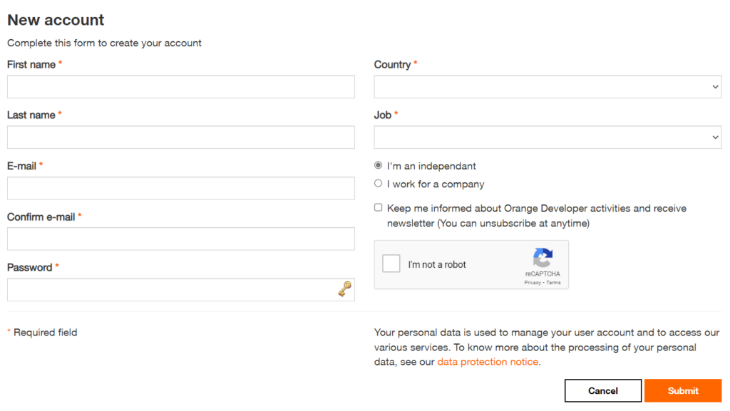 How to start with Orange Developer - Orange Developer