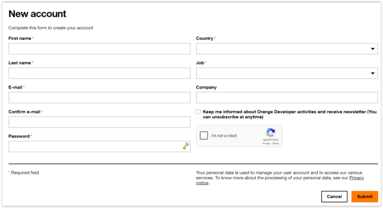 How to start with Orange Developer - Orange Developer